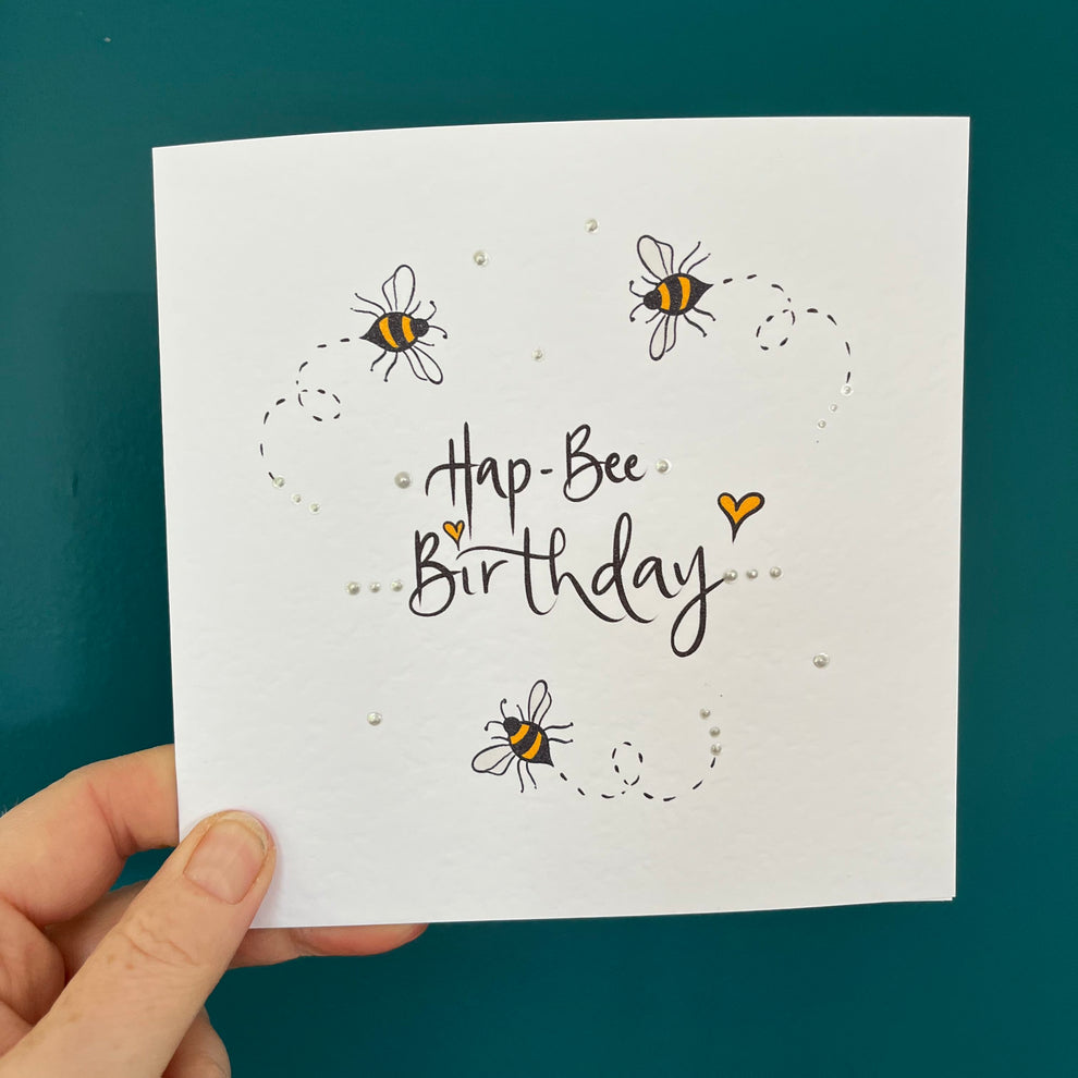 Hap-bee Birthday Card | Coppertop Cards